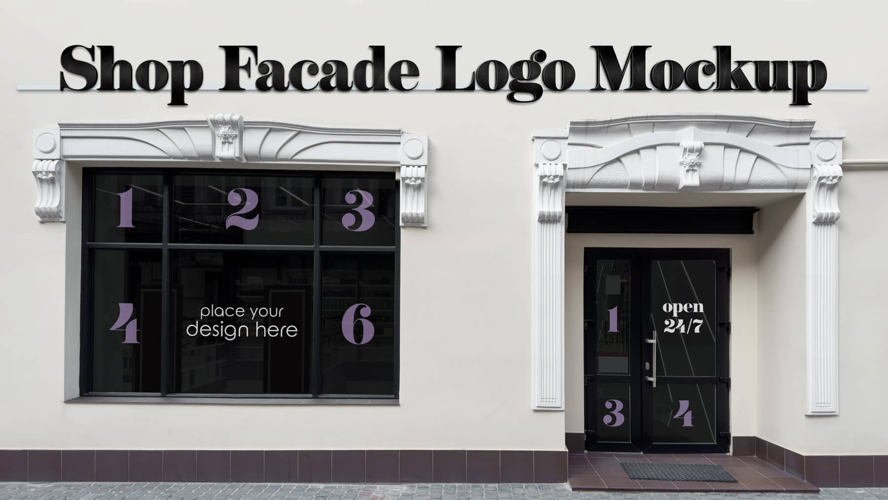Free Shop Facade Mockup PSD - Free Best PSD FIles