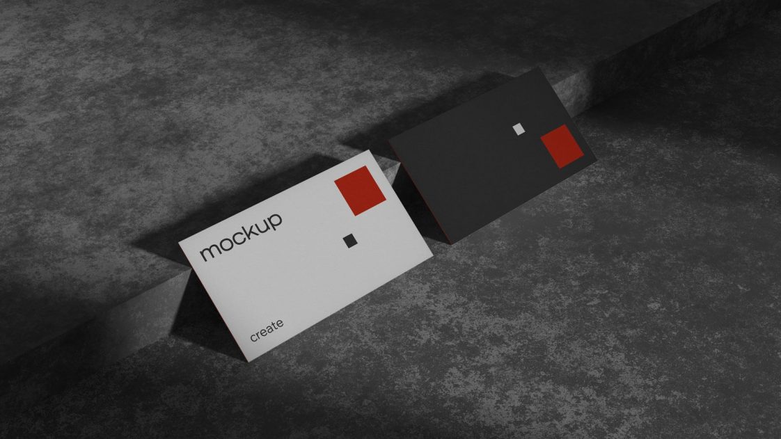 4 Free Premium Visiting Card Mockup PSD Files - PsFiles