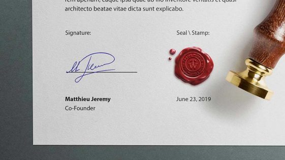 Corporate Round Stamp Mockup PSD - Free Mockups PSD | PsFiles