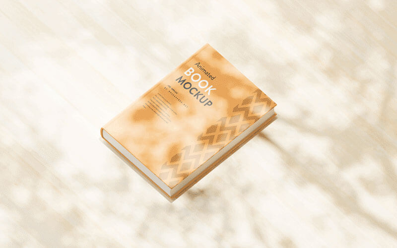 Free PSD Free Animated Book Cover Mockup PSD Shadow overlay - PsFiles