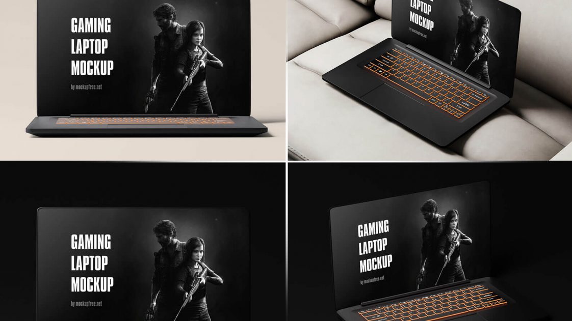 7 Free iPad Pro With iPhone Mockups PSD set PSD - PsFiles