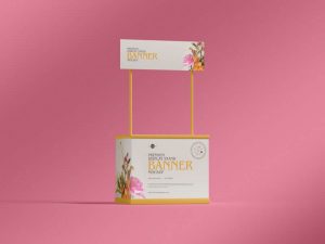 Free Display Stand Mockup PSD - PsFiles