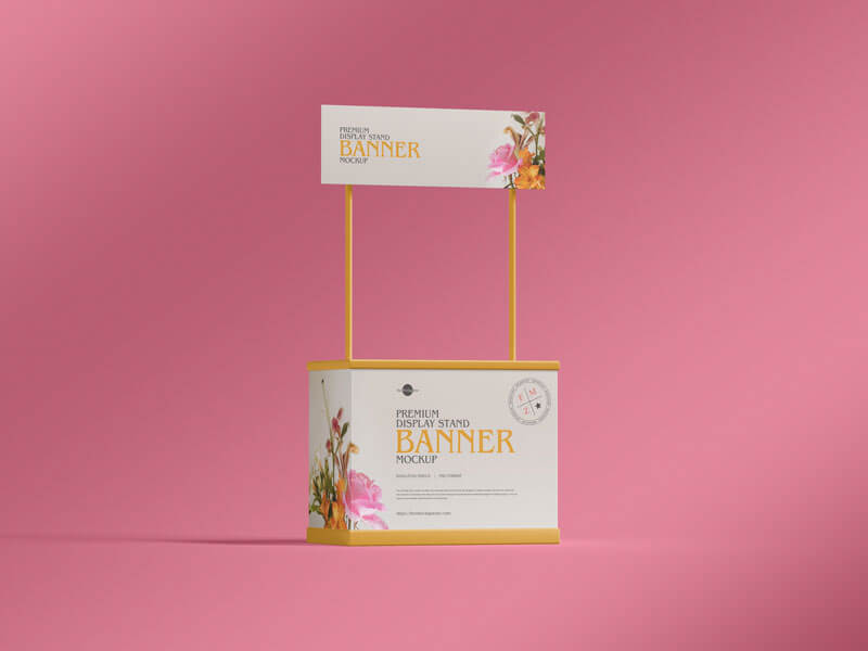 Free Display Stand Mockup PSD - PsFiles