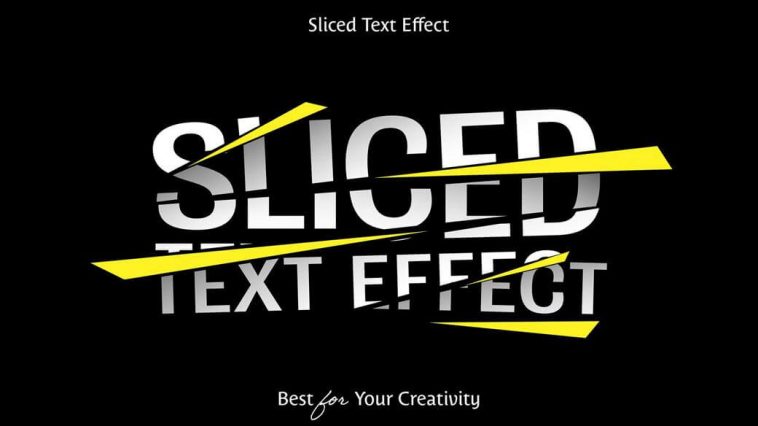 Free Broken Photoshop Text Effect PSD - PsFiles