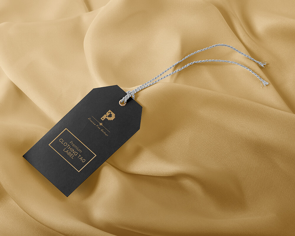 Free Premium Clothing Hanging Price Label Tag Mockup PSD - PsFiles