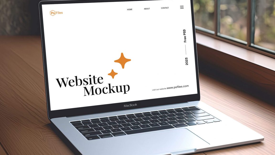 Free Web Page Laptop Mockup PSD Free PSD - PsFiles