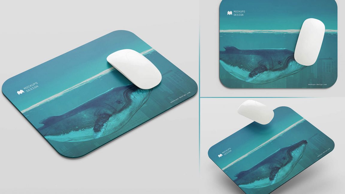 Free Round Mouse Pad Mockup PSD - PsFiles