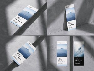 5 Free Rack Card Flyer Mockup PSD Files - PsFiles