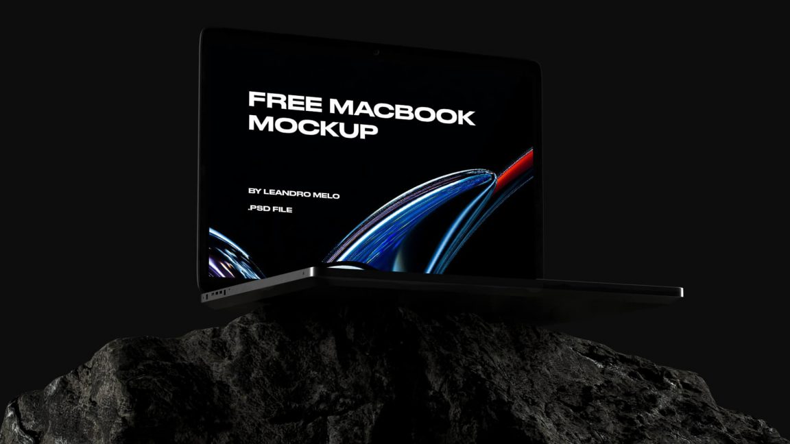 Free Customizable M2 MacBook Pro Mockup PSD - PsFiles