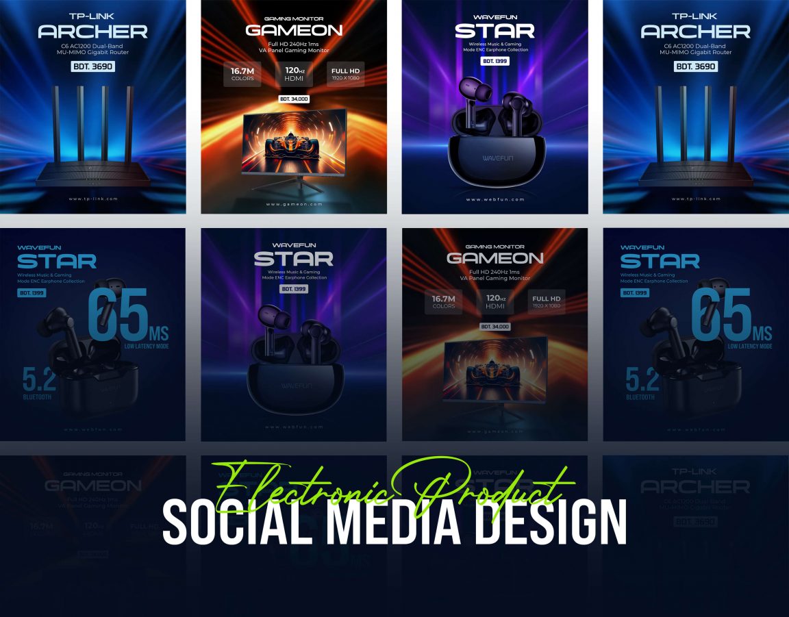 Free Electronics Gadgets Social Media Post Design PSD - PsFiles