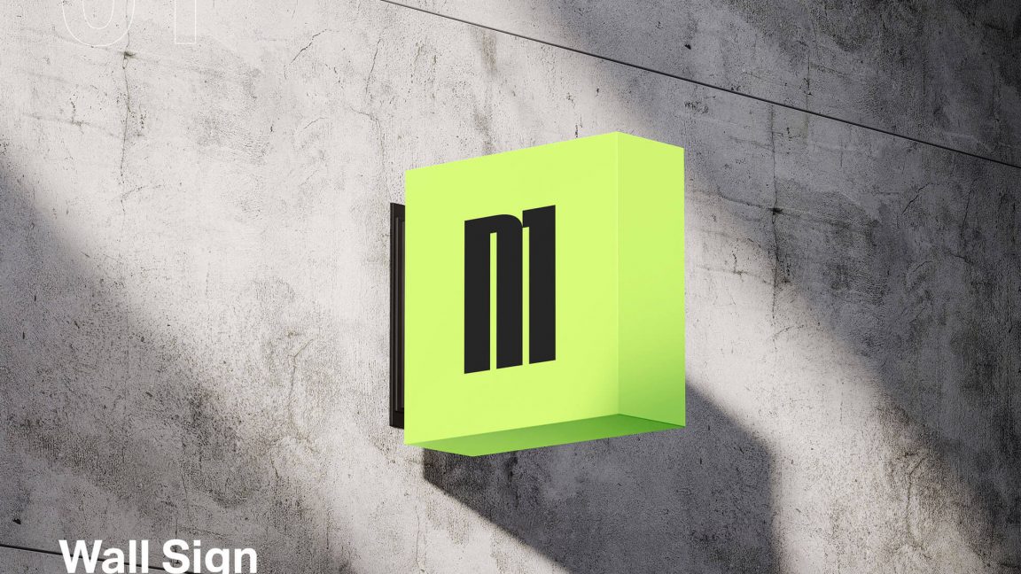 Free Shadow Overlay Square Sign Mockup PSD Set - PsFiles