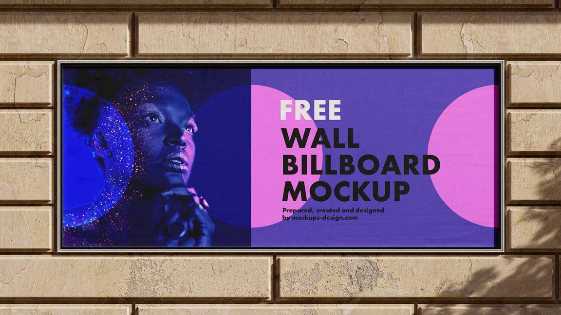 3 Free Billboard Screen Mockup PSD - PsFiles