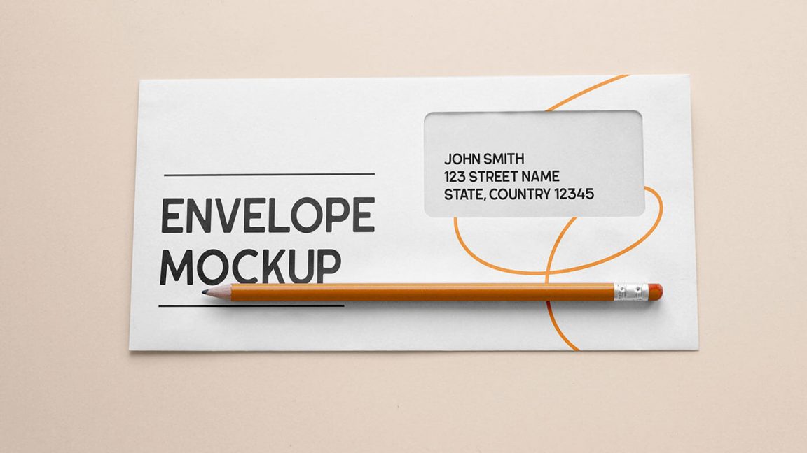 5 Free DL Envelope Mockups PSD set - PsFiles