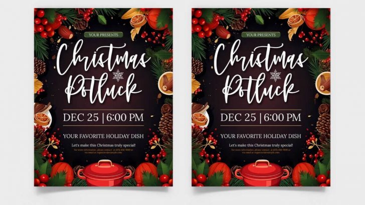 Free Christmas Parade Flyer Design PSD Template - PsFiles