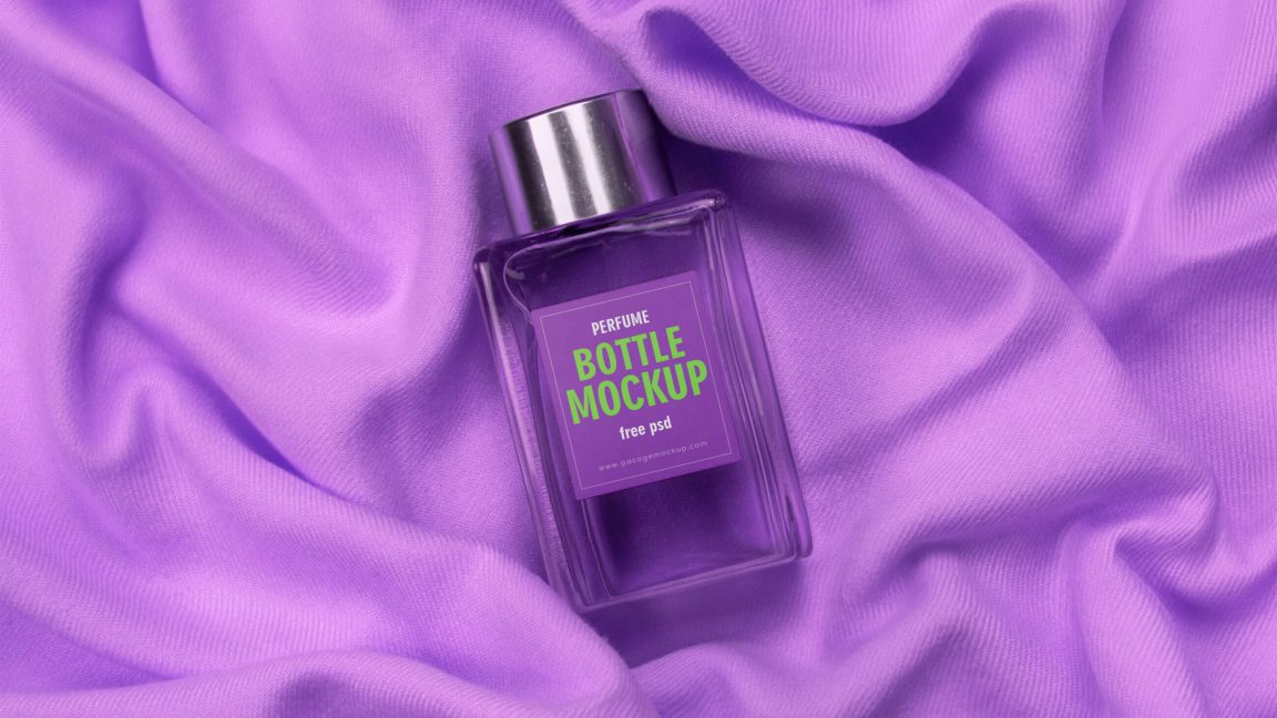 Free Perfume Bottle and Packaging Box Mockup PSD - PsFiles