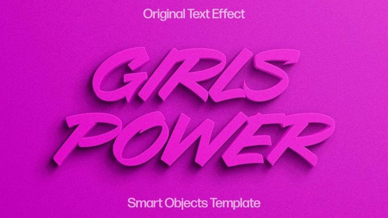 Free Bold 3D Text Effect PSD - Best Free Photoshop Files