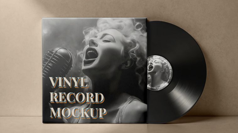 Free News Report, Singer Microphone Logo Mockup PSD - PsFiles