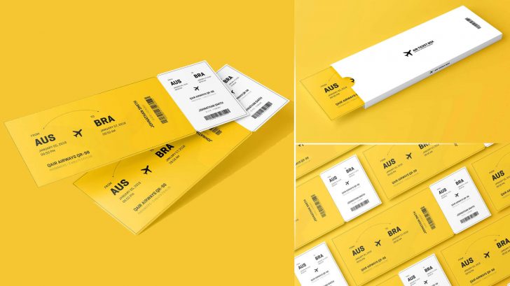 Free Event Ticket Mockup PSD - PsFiles