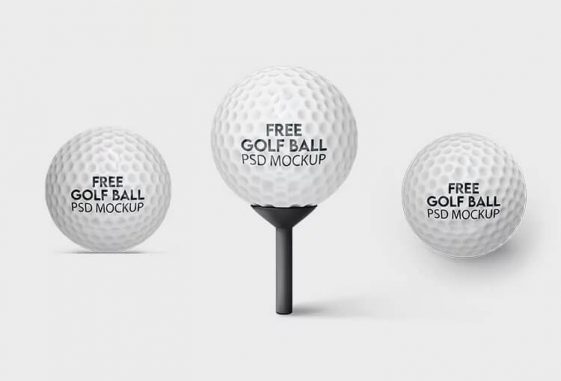Free Golf Ball PSD Mockups set - PsFiles