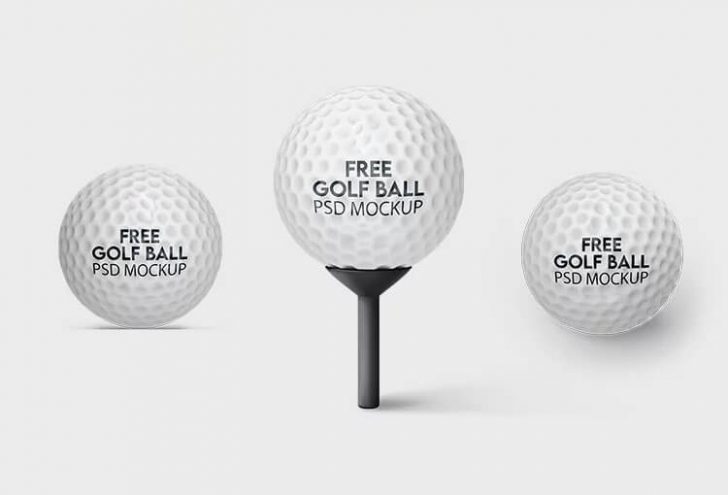 Free Golf Ball PSD Mockups set - PsFiles