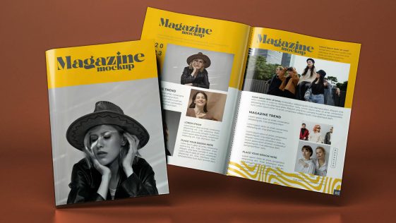 Free Magazine Mockup Templates 3 PSD - PsFiles