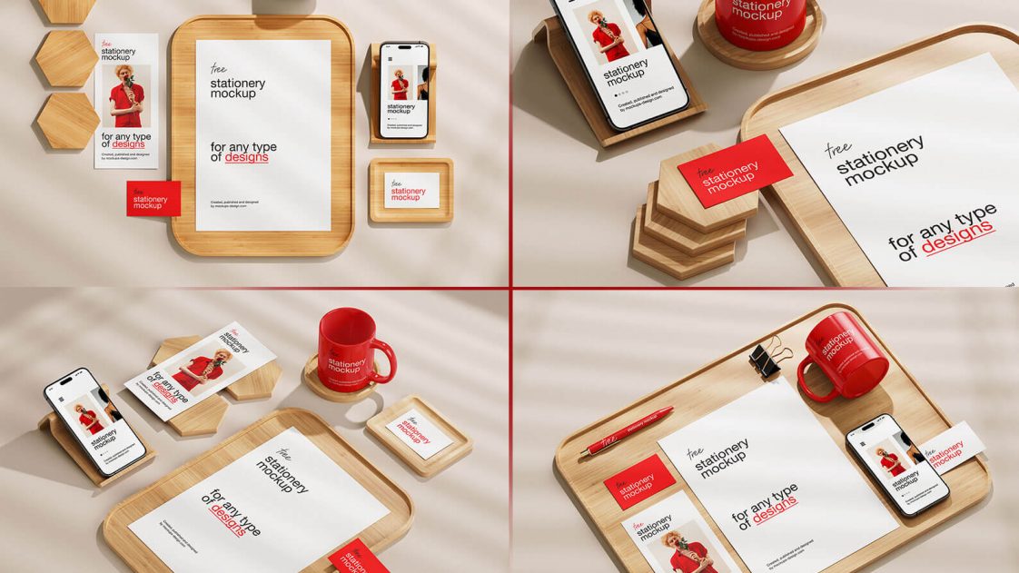 3 Free Stationery With String Folder Mockup PSD Files - PsFiles