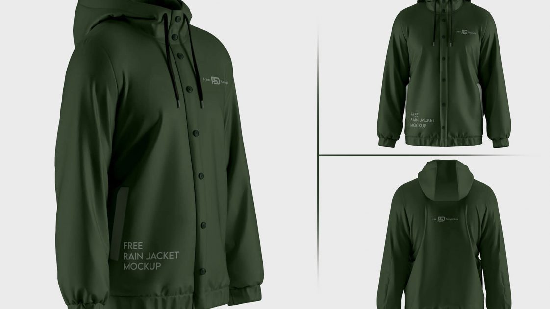 Free Puffer Jacket Mockup PSD - PsFiles