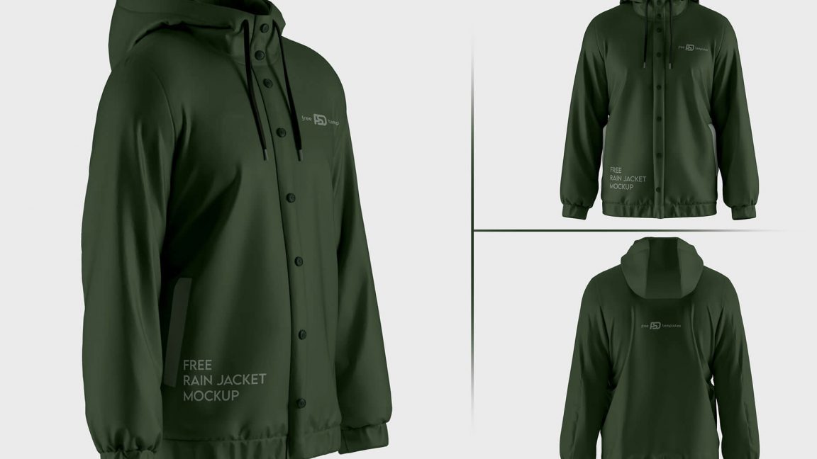 Free Jacket Mockups 3 PSD files - PsFiles