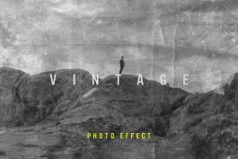 Free Old Photo Vintage Effect PSD Template - PsFiles