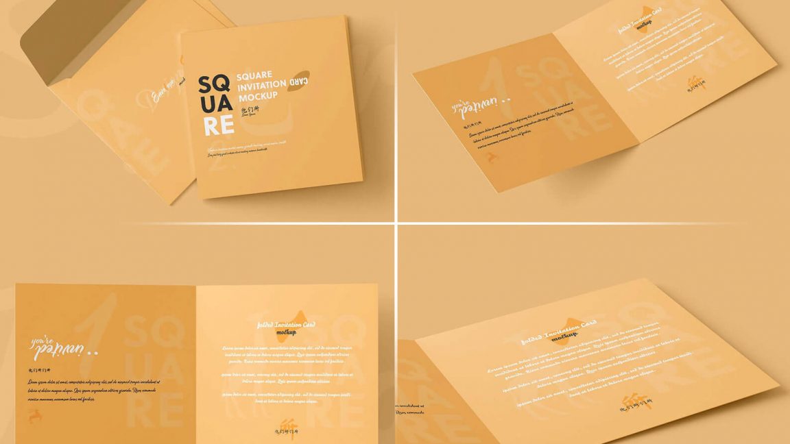 Free Wedding Invitation Card Design PSD Template - PsFiles