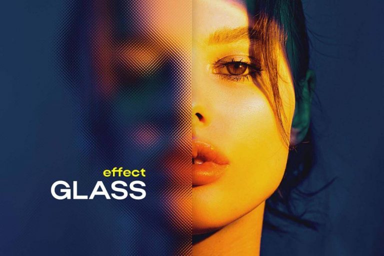 Free Textured Glass Effect PSD Template - PsFiles - Free Photoshop Files