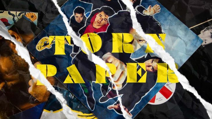 Free 3 Ripped Paper Cover Art Design PSD Template - PsFiles