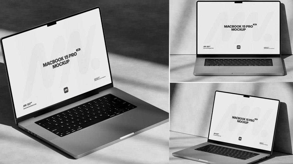 Free Customizable M2 MacBook Pro Mockup PSD - PsFiles