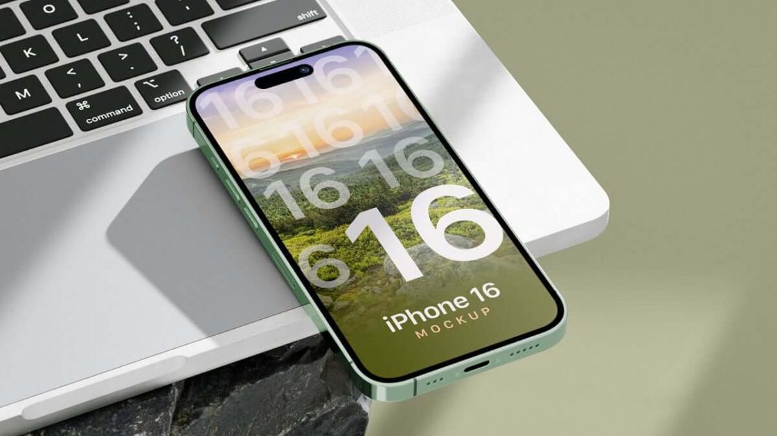 Free iPhone 14 Max Pro Mockup PSD - PsFiles