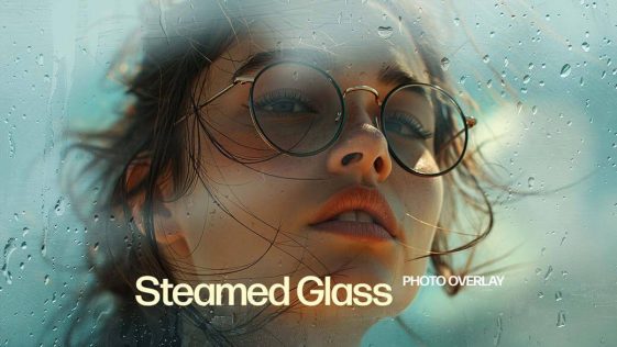 Free Textured Glass Effect PSD Template - PsFiles - Free Photoshop Files