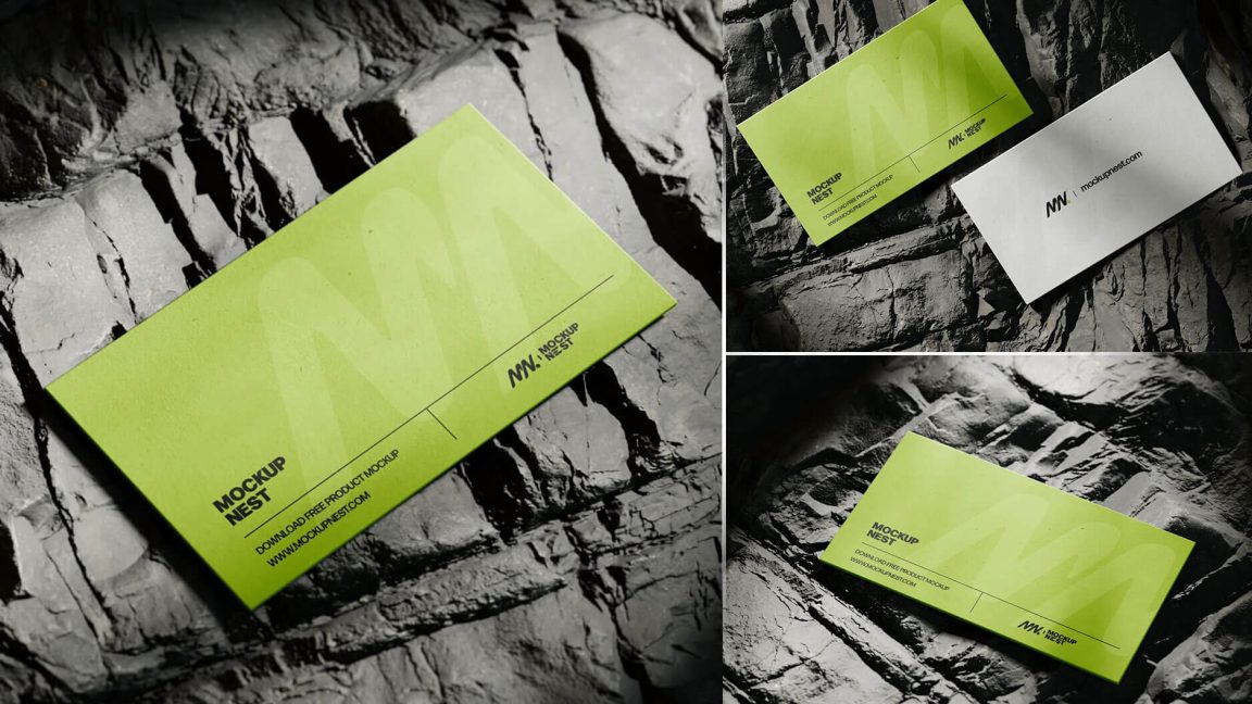 4 Free Premium Visiting Card Mockup PSD Files - PsFiles