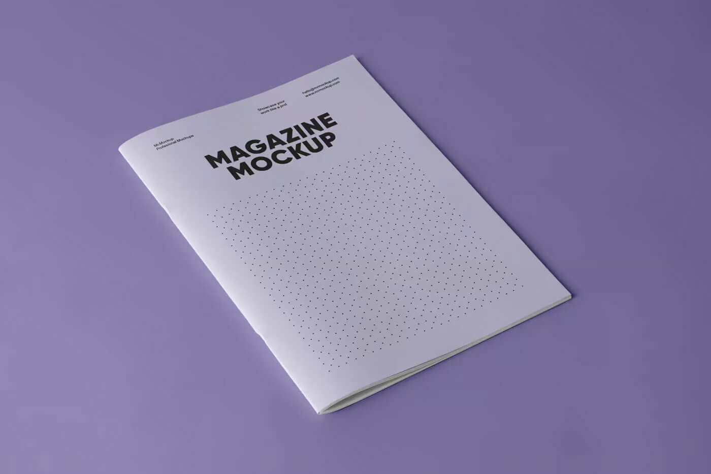 Free Soft Magazine Title Cover Mockup PSD - PsFiles