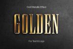 Free Gold Metallic Text And Logo Effect PSD - PsFiles