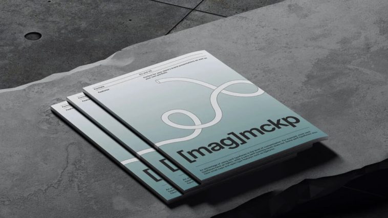 Two Magazine Covers Mockup PSD - PsFiles