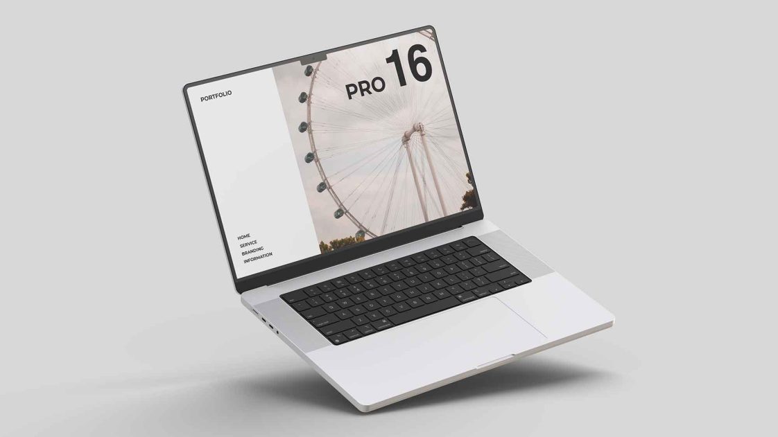 Free Laptop Sticker Mockup PSD Set - PsFiles