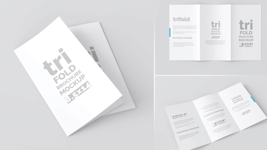 Free Trifold DL Brochure Mockup PSD - Free Photoshop Files