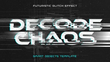 Free Glitch Photoshop Text Effect PSD Downloads - PsFiles