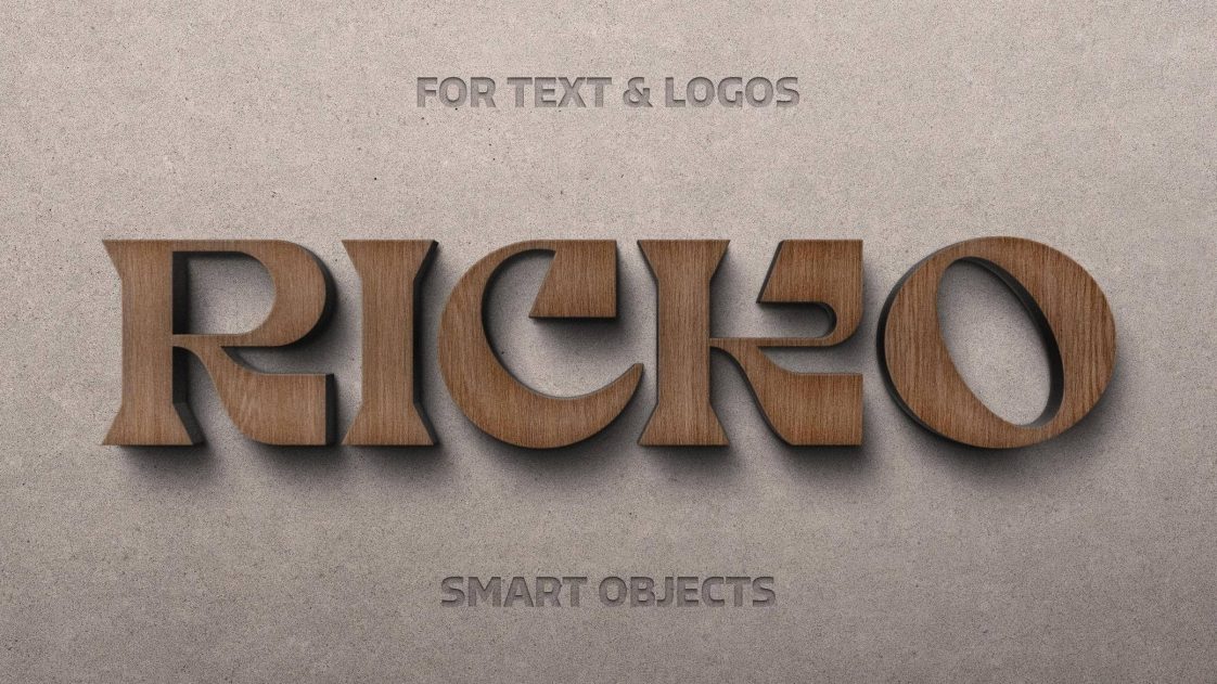 Free Hanging Wood Text Effect Logo Mockup Free PSD - PsFiles