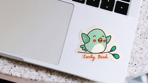 Free Laptop Sticker Mockup PSD Set - PsFiles