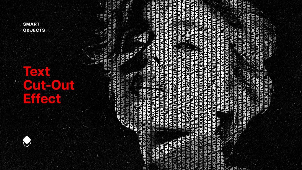 Free Cut Out Text Overlay Portrait Effect PSD - PsFiles