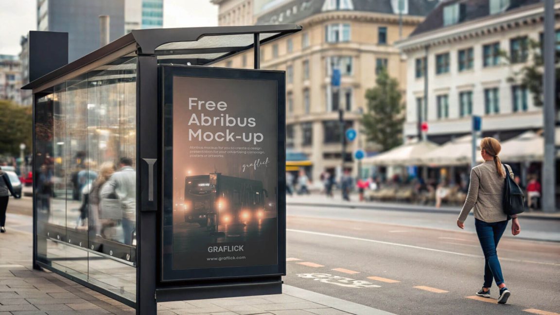 Free Bus Advertising Mockup PSD - PsFiles