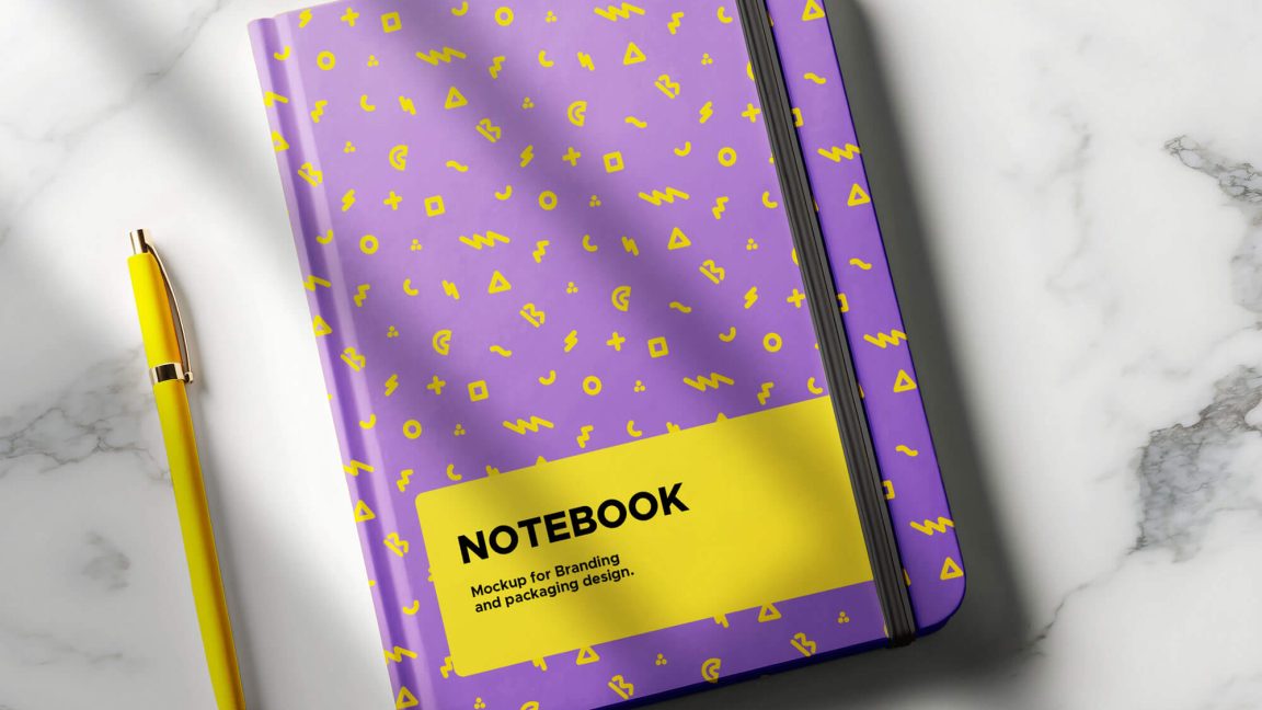 Free Diary Cover Free Mockup PSD - PsFiles