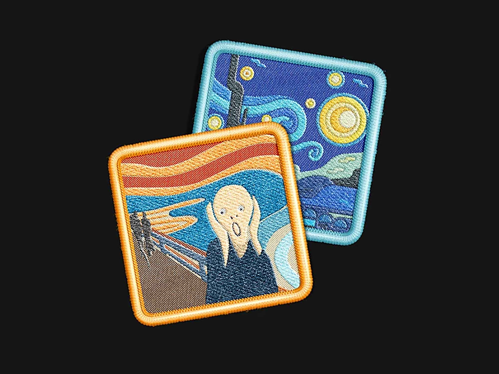 Free Embroidery Patch Mockup PSD - PsFiles