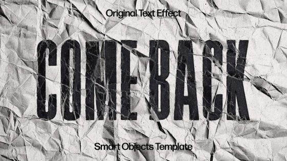 Free Paper Cut-Out Text Effect PSD - Free Photoshop Files | PsFiles