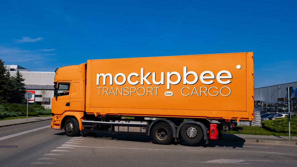 Free Pick-Up Truck Mockup PSD - PsFiles